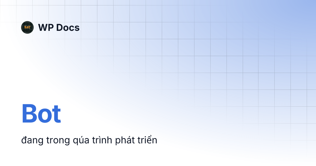 Bot | WP Docs
